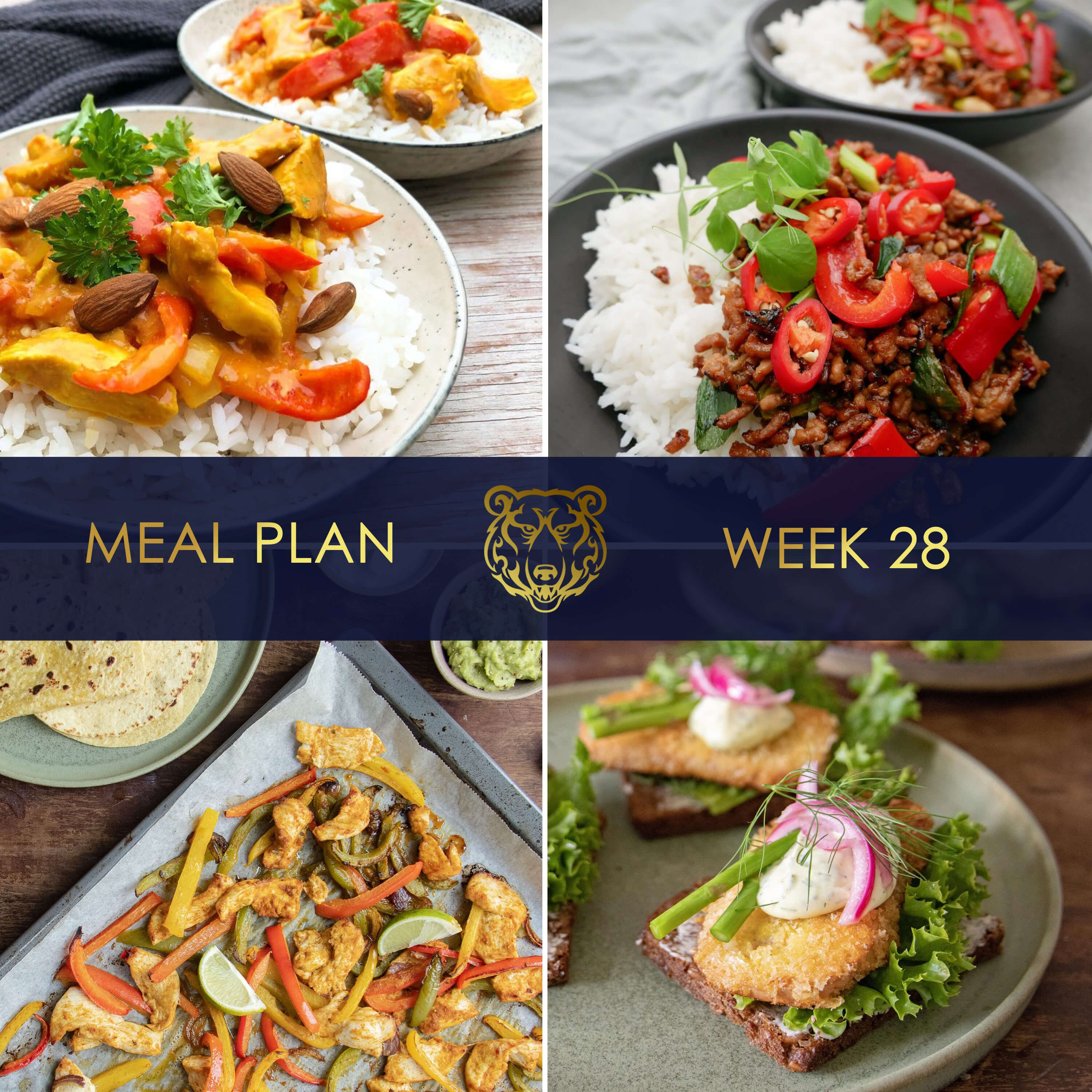 Easy Dinner with KUMA Meal Plan & Grocery List for Week 28 – KUMA Knives